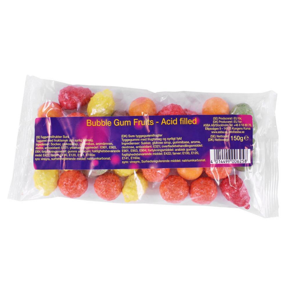 Tuggummi Frukter Sura - Partyhallen.se