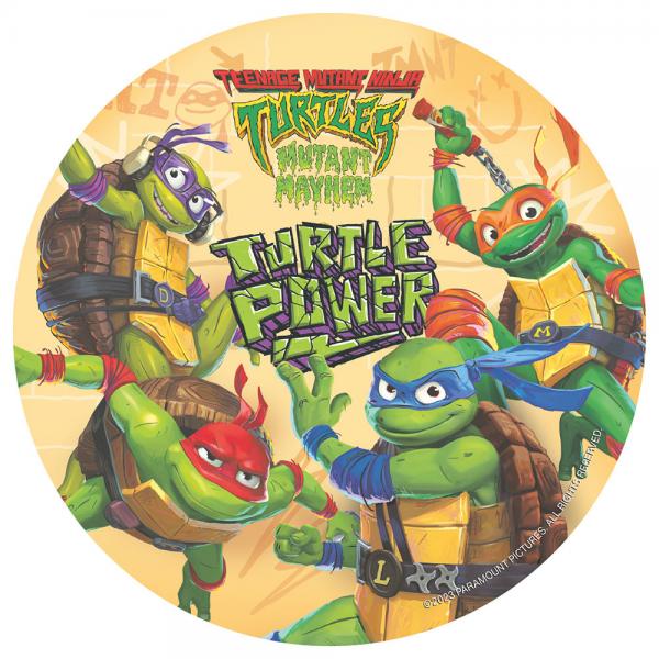 Tårtbild Ninja Turtles - Partyhallen.se