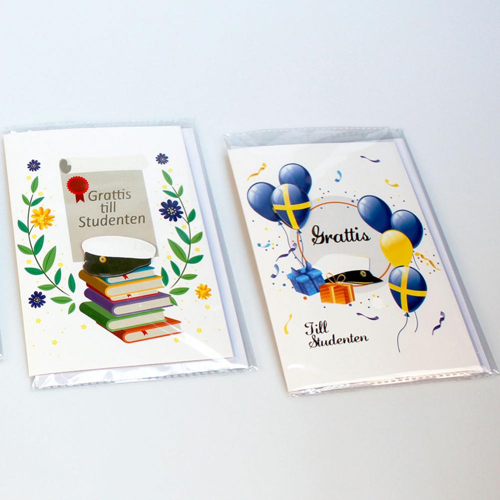 Student Grattiskort med Kuvert - Partyhallen.se