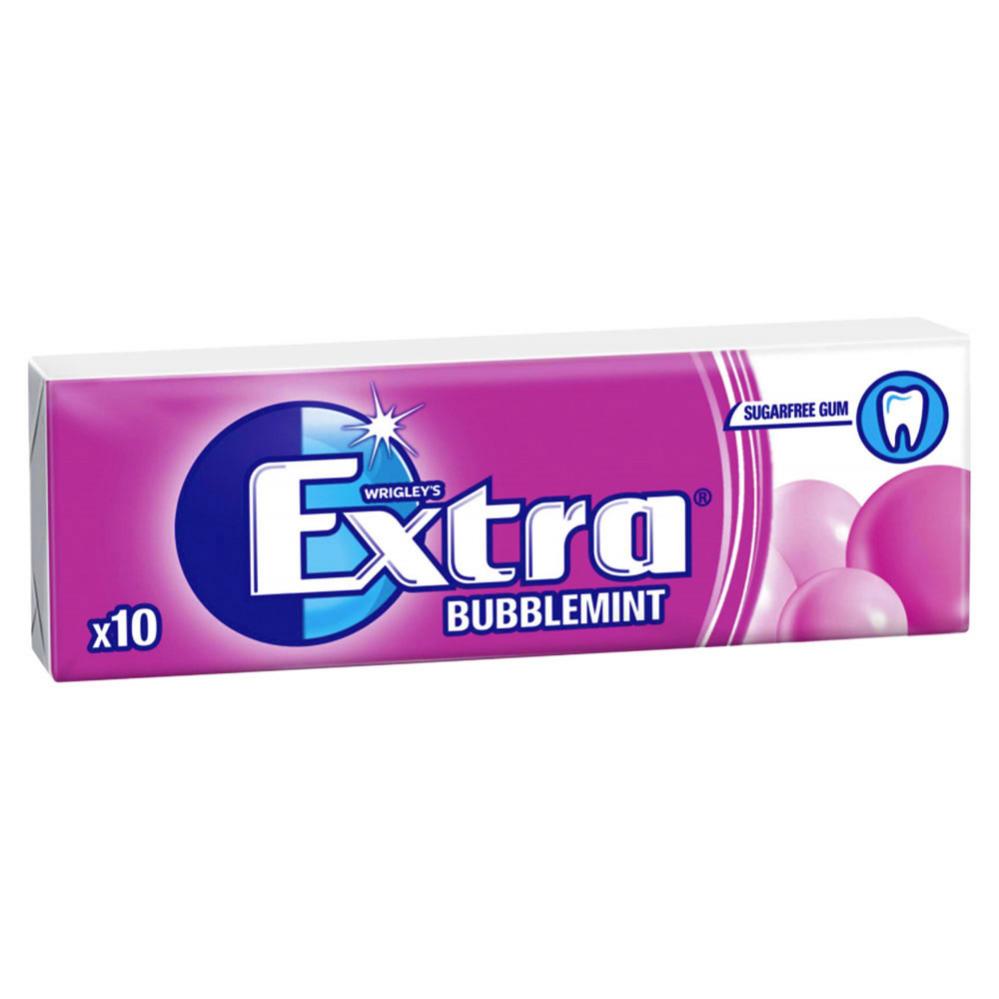 Wrigley's Extra White Bubblemint Tuggummi - Partyhallen.se