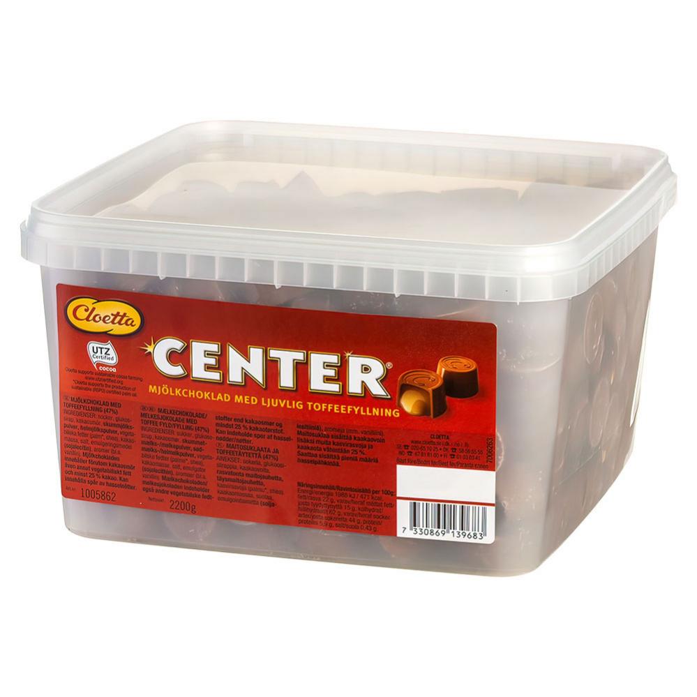Cloetta Center 2,2 kg - Partyhallen.se