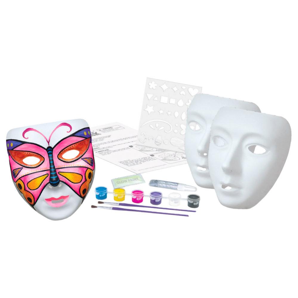 Måla Dina Egna Maskerad Masker Kit - Partyhallen.se