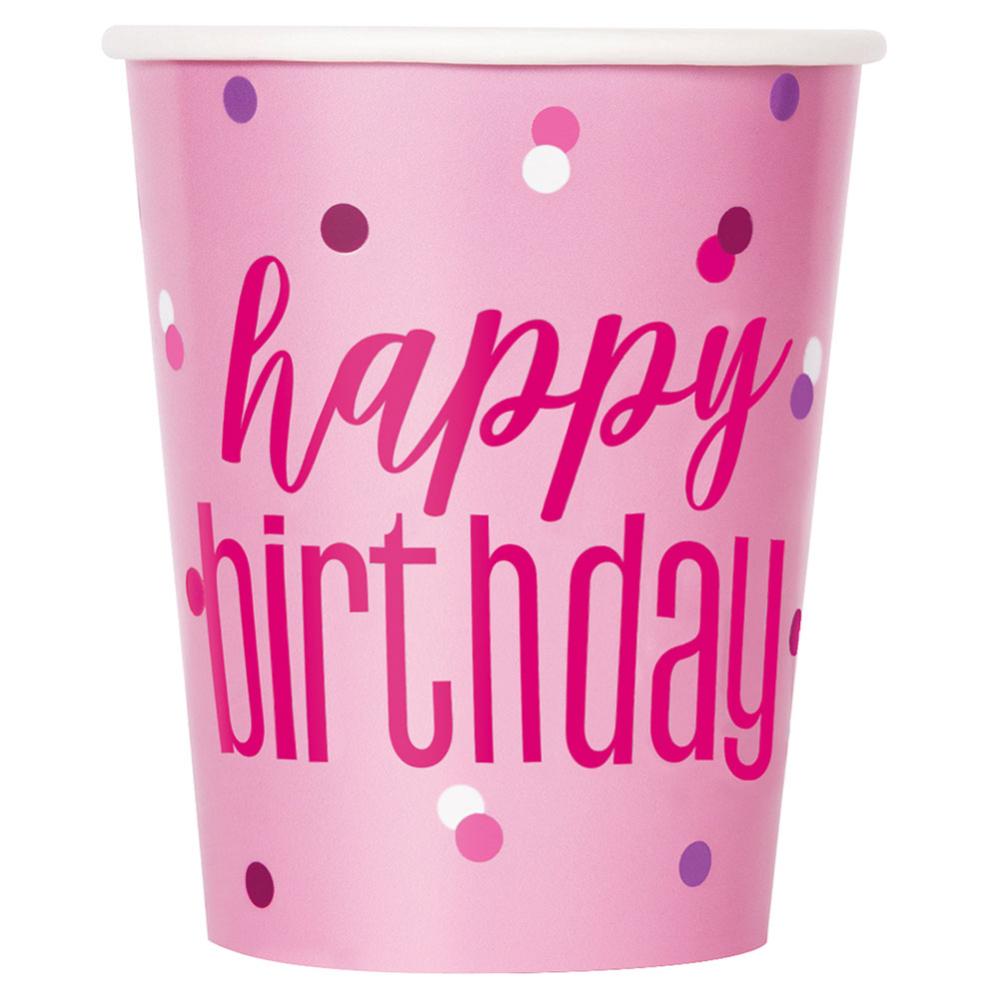 Happy Birthday Muggar Rosa - Partyhallen.se