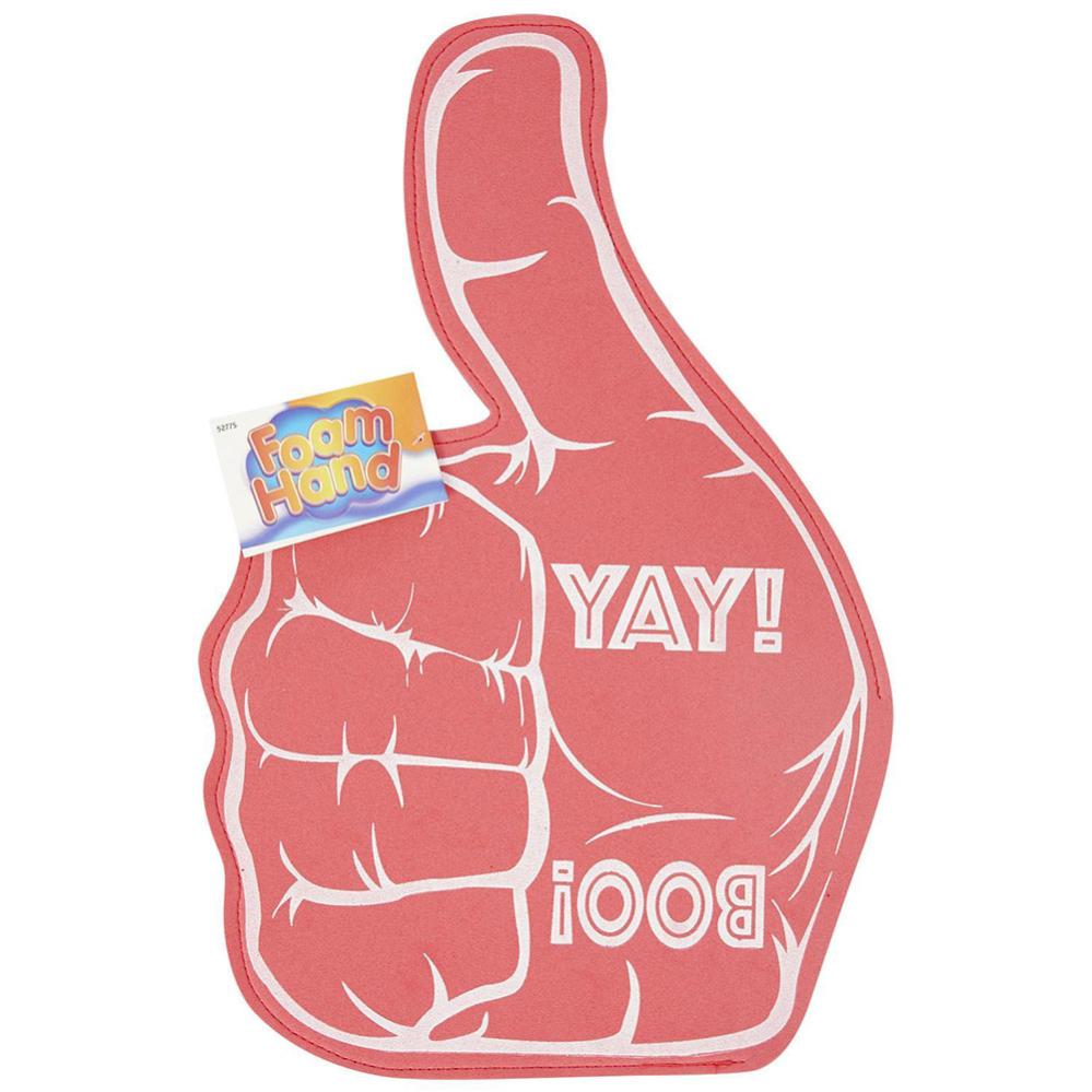 Foam Hand Yay/Boo - Partyhallen.se