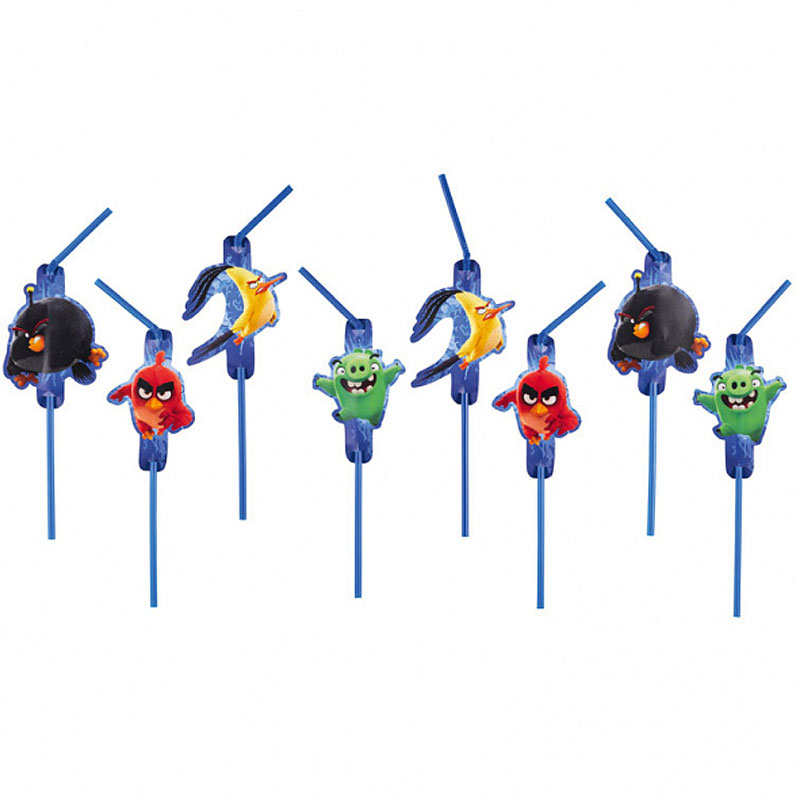 Angry Birds Crew Sugrör - Partyhallen.se