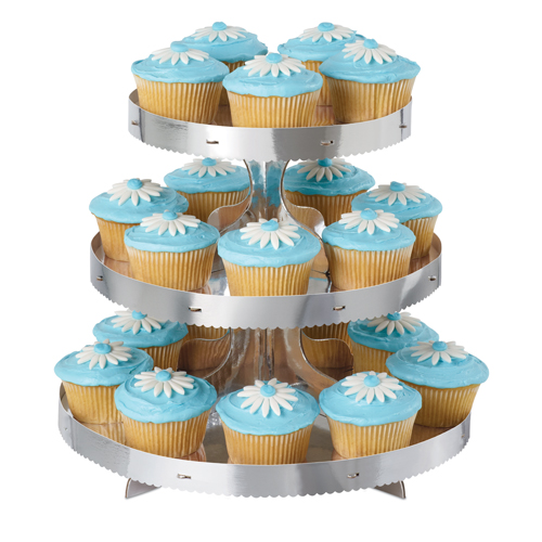 Muffinsställ Silver - Partyhallen.se