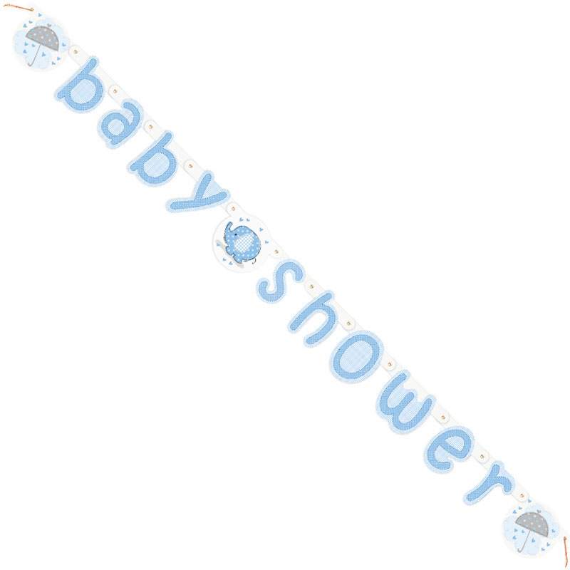 Baby Shower Girlang Boy Umbrellaphant - Partyhallen.se