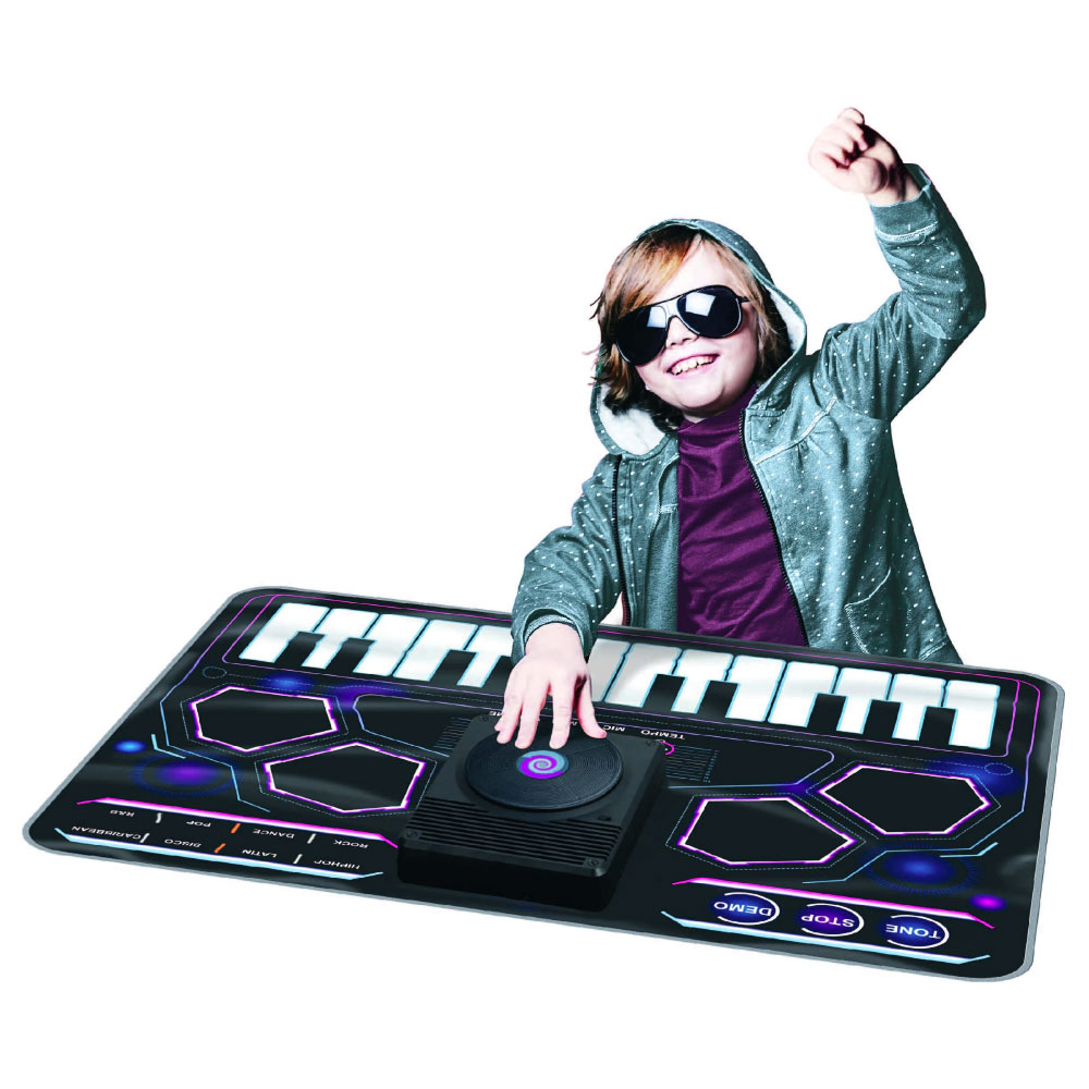 Rosa Leksaksgitarr med Headset - present/presenttips