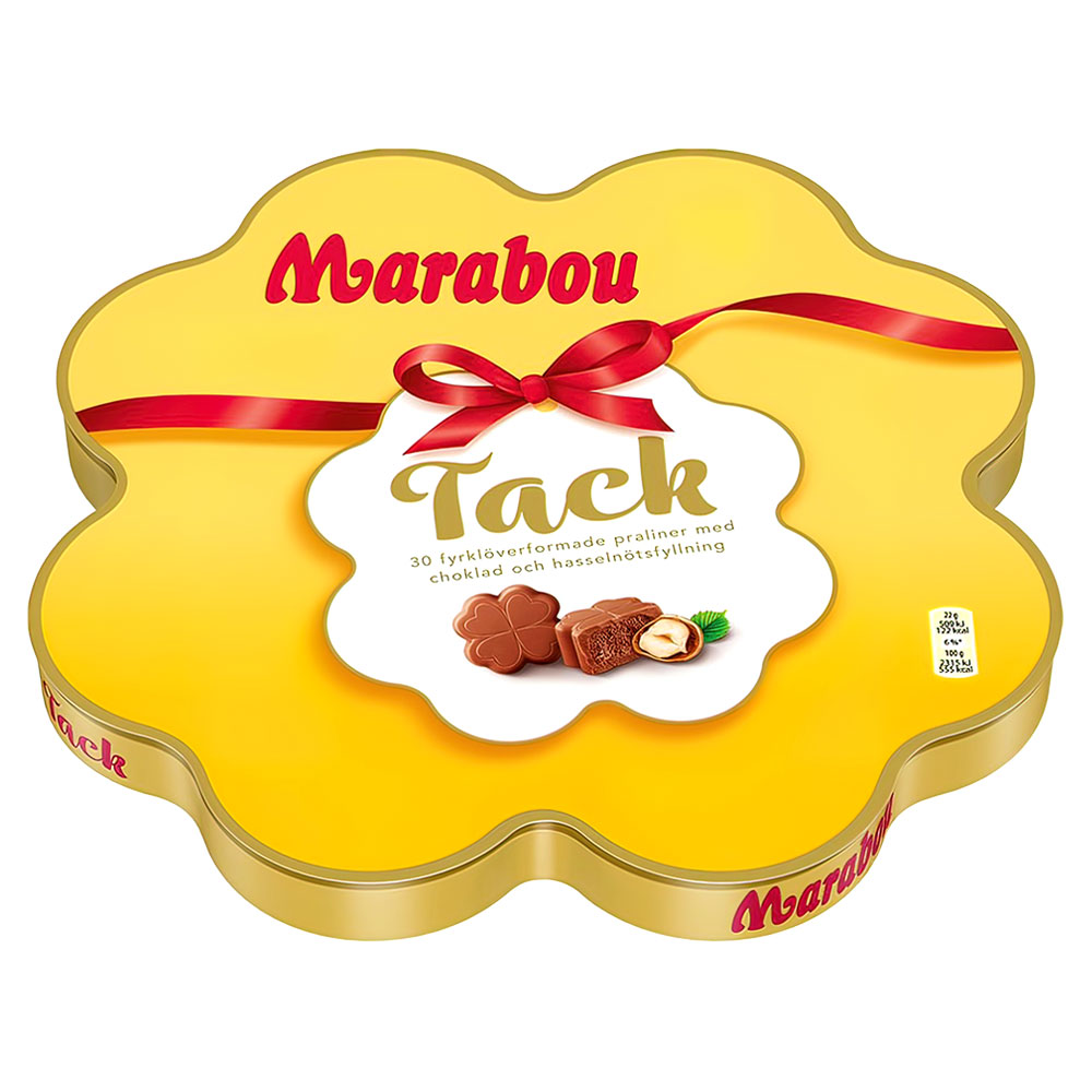 Marabou Chokladask Tack - present/presenttips