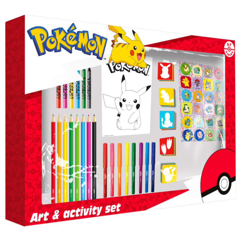 Pokemon Art & Activity set 67 delar - Partyhallen.se